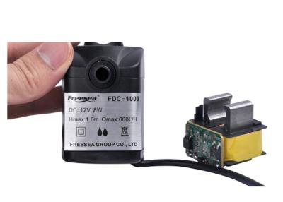 China Black 12V DC Mini Water Pump With Or Without Adapter For Fresh Water for sale