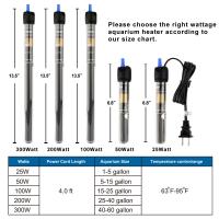 China 300W Submersible Aquarium Heater With LED Temperature Floating Thermometer for sale