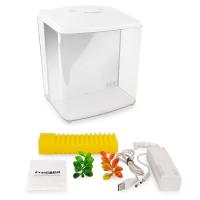 China Small Desktop Aquarium Fish Tank With LED Light And Filter Pump for sale