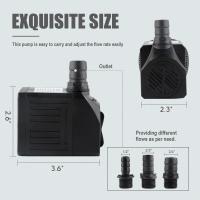China 9.8ft Cord Length Pond Water Pump Ultra Quiet With Dry Burning Protection for sale