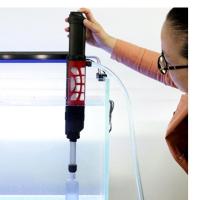 China Aquarium Gravel Vacuum Cleaner Automatic Filter Cleaning Fish Tank Sand Sludge Extractor Water Chan for sale