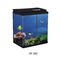 China USB LED Lighting Aquarium Glass Table Fish Farming Tank 19mm Thickness for sale