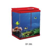 China USB LED Lighting Aquarium Glass Table Fish Farming Tank 19mm Thickness for sale