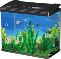 China 90L Office Bar Counter Aquarium Fish Tank Glass Custom Betta Decoration for sale