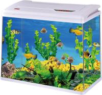 China 90L Office Bar Counter Aquarium Fish Tank Glass Custom Betta Decoration for sale