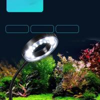 China 100MM Flying Saucer Round Aquarium Light For Coral Reef Algae Fish Tank for sale