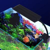 China IP55 LED Aquarium Lights Water Grass Plants Grow Fish Tank Clip On Waterproof Lamp for sale