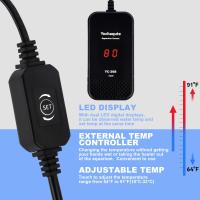 China Submersible Aquarium 100W Adjustable Fish Tank Heater For Marine Saltwater Freshwater for sale
