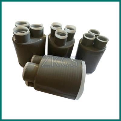 China Light Grey Cold Shrink Cable Breakout Boots Silicone Rubber Material for sale
