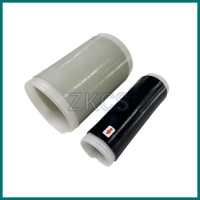 China Black / Grey Waterproof Silicone Coaxial Cold Shrink Telecom Connector for sale