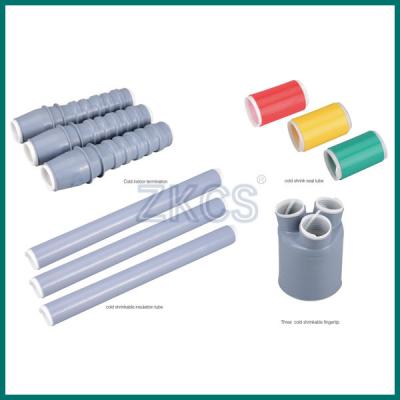 China Three core Cold shrink indoor terminal kits covers voltages from 11KV to 24KV for sale