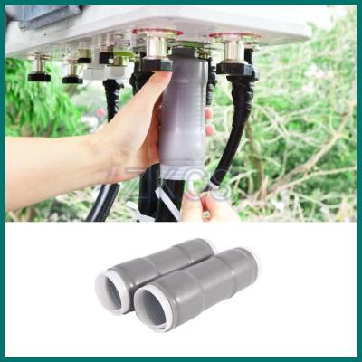 China Grey Silicone Cold Shrink Tube With Mastic for antenna feeder weatherproofing protection for sale
