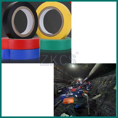 China Highly Durable PVC Electrical Insulation Tape for Tunnel And Power Electrical Power 0.75 Inches for sale