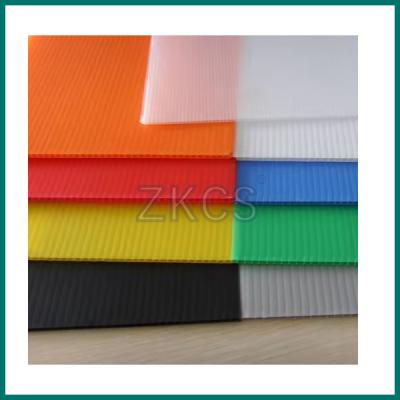 China Durable and Lightweight PP Corrugated Sheet | Polypropylene Hollow Sheet for Packaging, Printing, and Construction for sale