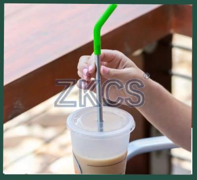 China Reusable Silicone Straw – Soft, Flexible, Food-Grade, Cuttable & Portable for sale