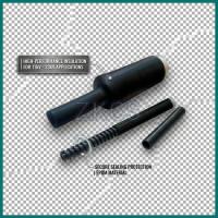 China 80mm Heavy Duty EPDM Cold Shrink Sleeve 43 Shore A Hardness 38KNmm Tear for Residential Cable Joints Protection for sale