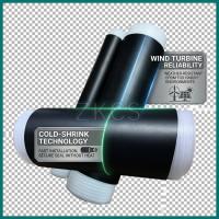 China 80mm Heavy Duty EPDM Cold Shrink Sleeve 43 Shore A Hardness 38KNmm Tear for Residential Cable Joints Protection for sale