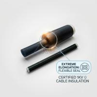 China 40mm Mastic Inside EPDM Cold Shrink Tubing IP67 Waterproof Seal for 600V Power Cable Joint Connection for sale