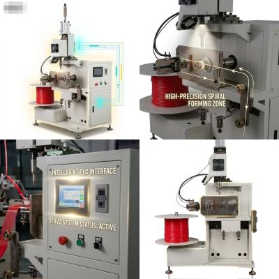 China PLC Control PE PP Strip Spiral Winding Machine Digital Tension System Support Tube Production Equipment for sale