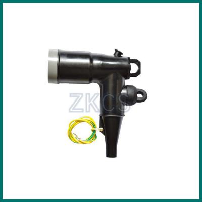 China 39kV Sillicone Cold Shrink Cable Accessories 200A Cable Elbow Connector IEEE 386 for sale