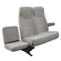China Plastic Armrest Toyota Coaster Seats , Coach Bus Seats High Performance Steel Legs for sale