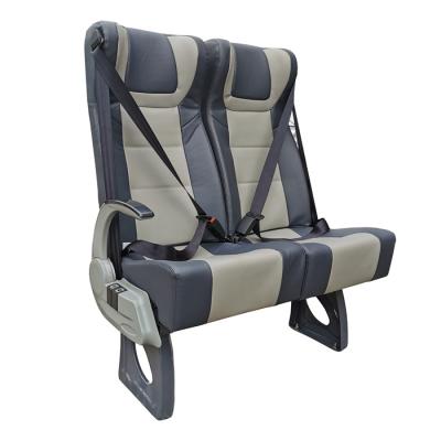 China Soft Sponge Tourist Bus Seat , Luxury Coach Seats Water Resistant Strong Seat Leg for sale
