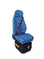 China Sport Fashion Bus Driver Seat 20-180 Reclining Angle Synthetic Leather Material for sale