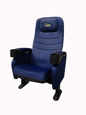 China High Back Vip Cinema Seating , Movie Theater Sofa High Density Foam Durable for sale