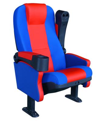 China OEM ODM Theater Seating Couch , Movie Room Chairs Compound Vestee Surface for sale