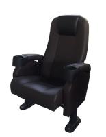 China Quiet Design Commercial Theater Seating Black Color ≥1100 Minimum Row Distance for sale
