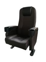 China Artificial Leather Media Room Furniture 2+1 Layout For Auditorium Conference for sale