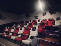 China Artificial Leather Media Room Furniture 2+1 Layout For Auditorium Conference for sale