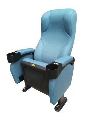 China Front Row Movie Theater Seats , Plastic  Theater Seating Furniture Floor Mounted for sale