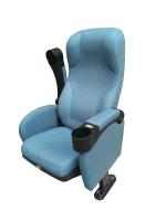 China Front Row Movie Theater Seats , Plastic  Theater Seating Furniture Floor Mounted for sale