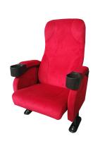China Luxury Home Theater Seating , Media Room Chairs Contoured Seat Cushion for sale