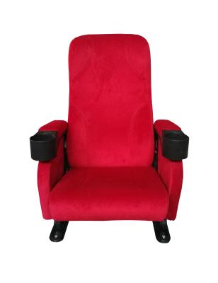 China Luxury Home Theater Seating , Media Room Chairs Contoured Seat Cushion for sale