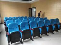 China Leather Commercial Theater Seating , Theater Recliner Chair Ergonomic Backrest for sale