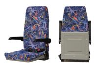 China Adult Size Folding Bus Seat Universal Luxury Mesh Bag  Cup Holder Parts Opional for sale