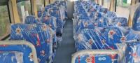 China Long Service Life City Express Bus Seat High Strength Frame  Human Body Engineering for sale