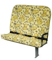 China School Bus Seats Integrative Bottom Cushion Back With Hand Grip Simplified Assembly for sale