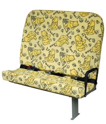 China School Bus Seats Integrative Bottom Cushion Back With Hand Grip Simplified Assembly for sale