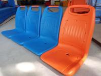 China Double Plastic Bus Seats , Tourist Bus Seats Environmental Injection Molding for sale
