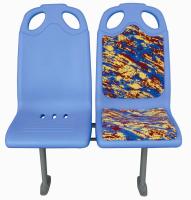 China Molds Shaped One Time Plastic Bus Seats , Comfortable Bus Seats Corrosion Resistant for sale