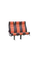 China Easy Installed Bus Passenger Seats High Resilience Sponge Lateral Movement for sale
