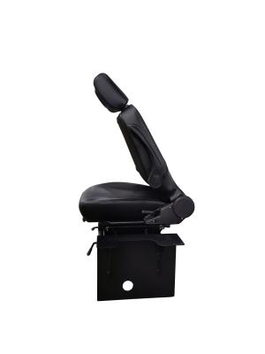 China Excavator Operator Marine Passenger Seats Balck Color With Push Back for sale
