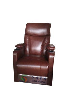 China Synthetic Leather Theater Seating Sofa European Style Wear Resistant Fabric for sale