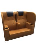 China Movie Lounge Theatre Couple Seat Chairs Easy Quick Connect Backrest Installation for sale