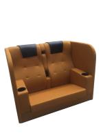 China Chaise Style Padded Cinema Room Chairs CCC Certification 535mm Depth for sale