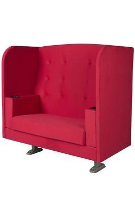 China Space Saving Theater Room Chairs , Theater Lounge Chairs Row  LED Side Light Digit for sale