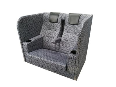 China Professional Theatre Couple Seat , Cinema Sofa Seats High Resilient Urethane Foam for sale